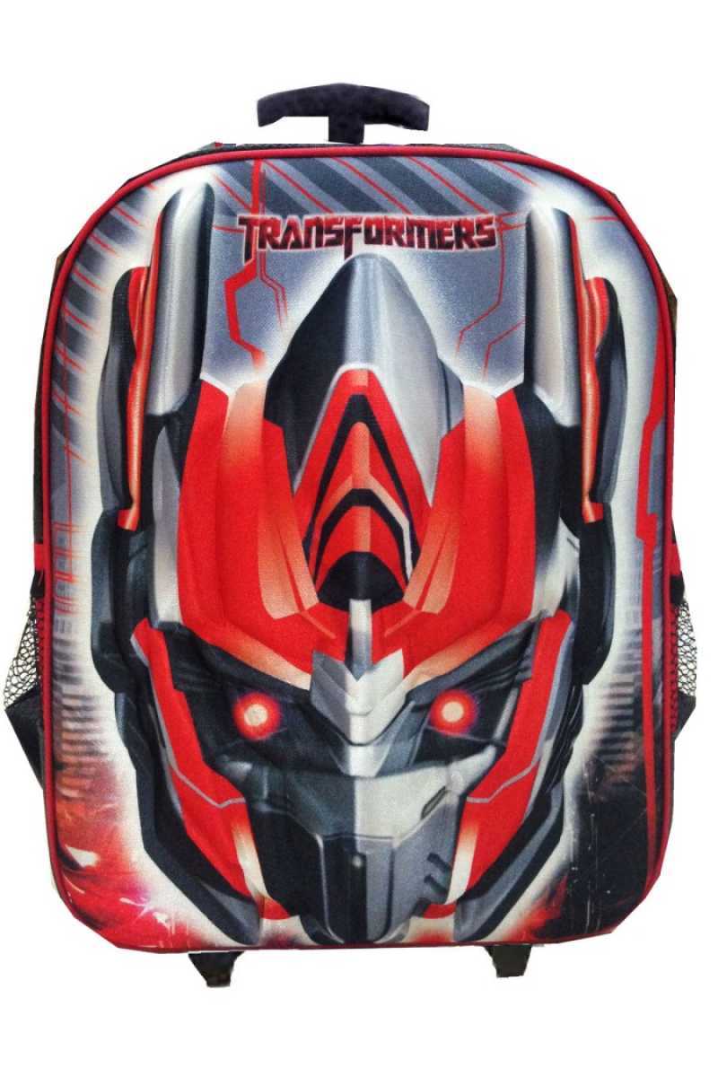 Promo Tas Troley T Sekolah Anak Transformer Optimus Prime Timbul 3D ...