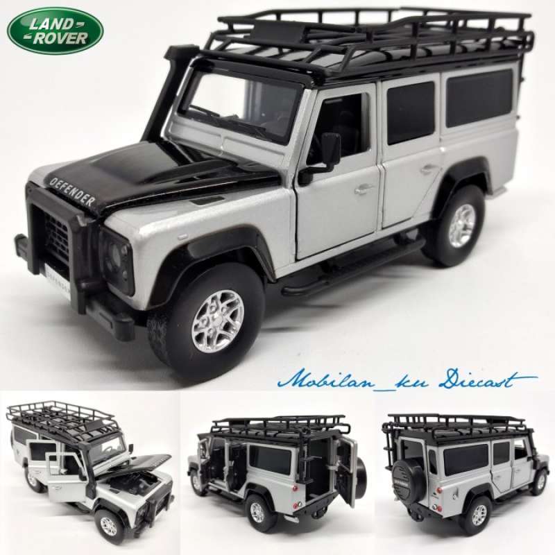 Promo Diecast Land Rover Defender Long-Wheelbase Jkm 1:32 Light&Sound ...