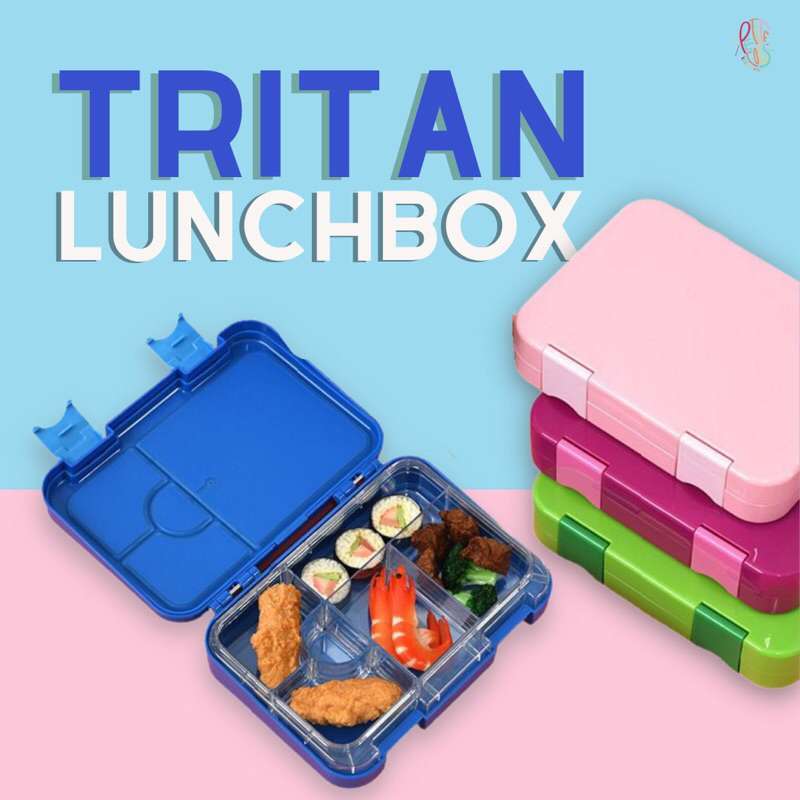 Jual Simple Tritan Lunch Box/ Bento Box/ Kotak Bekal Aesthetic/ Kotak ...