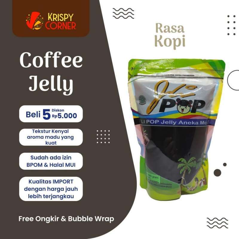 Jual Topping Minuman Jelly Kopi Coffee Jelly Premium 600gram JT146 di ...