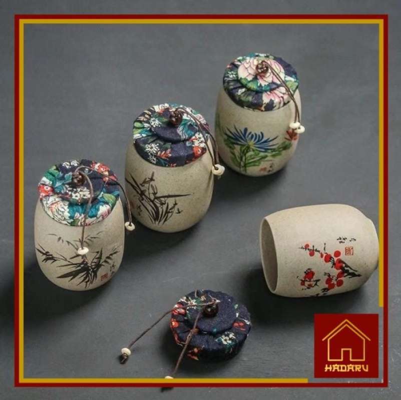 Promo Hadaru Ocha No Yoki Mini Simpan Daun Teh, Tea Leaves Storage Jar ...