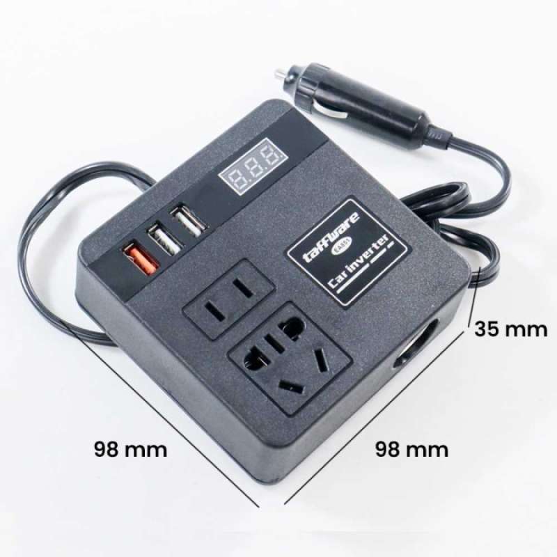 Promo Inverter Mobil Dc 12V To Ac 220V Usb Port Colokan Listrik Mobil ...