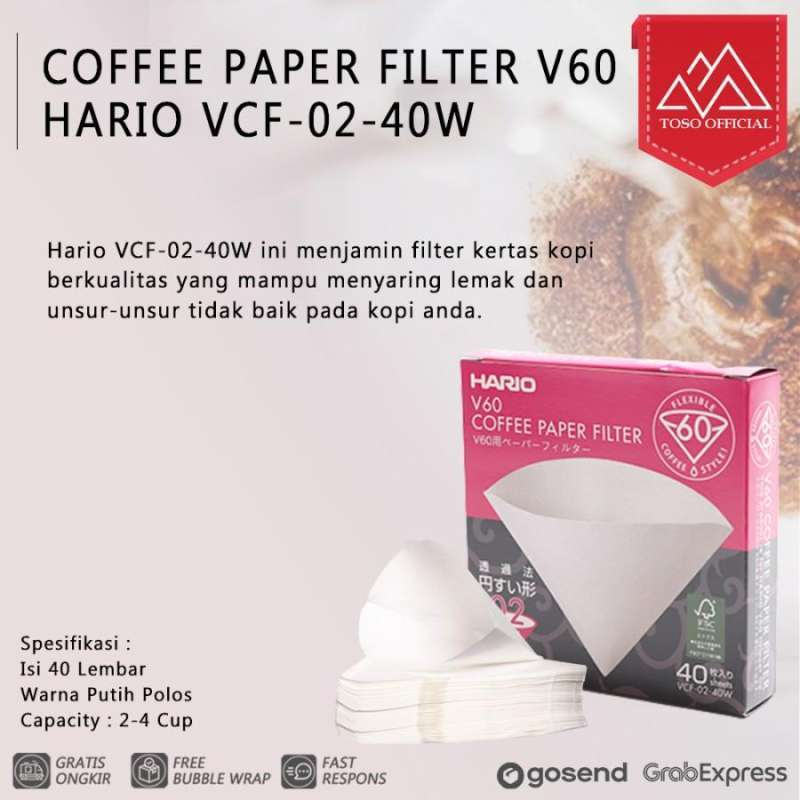 Jual Hario Filter Paper V60 Original Murah - Harga Diskon Juni 2024 ...