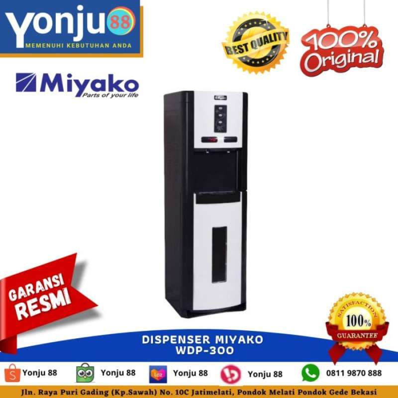 Jual Dispenser Miyako Wdp 300 Water Dispenser Bottom Loading Hot & Cool ...