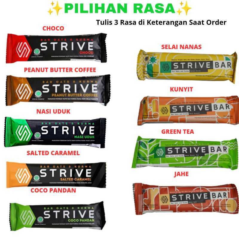Promo Strive Energy Bar Paket Pondasi Tenaga Lari Half Marathon Full ...