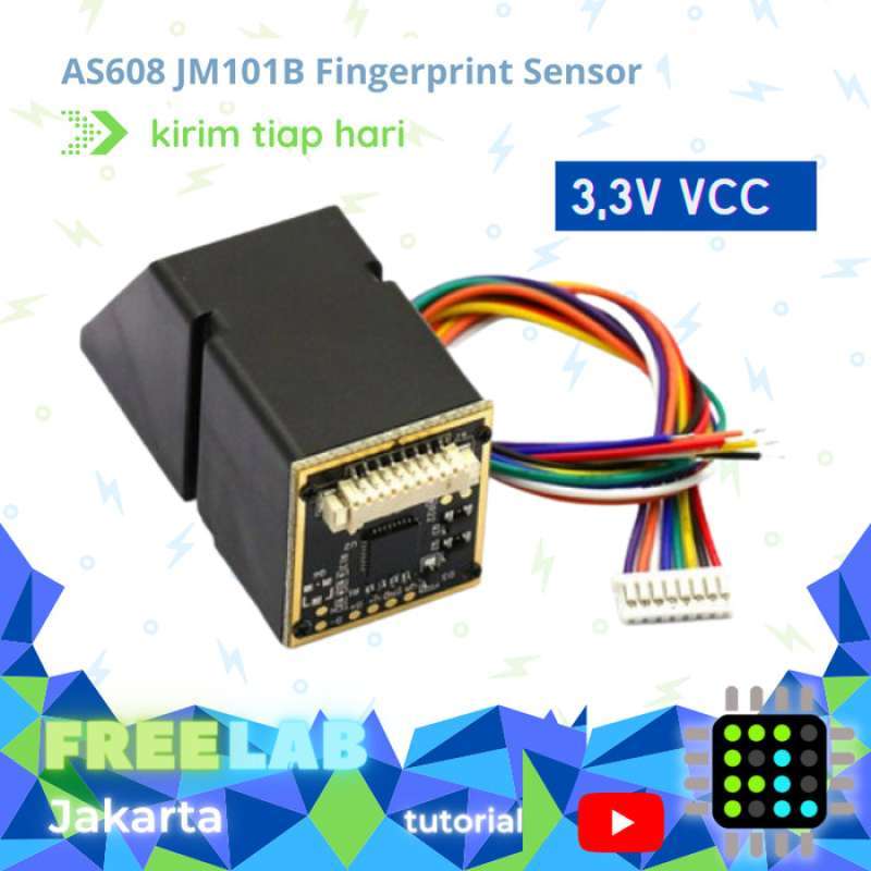 Promo Fingerprint Sensor Sidik Jari AS608 Deteksi Finger Print u/ Ardu ...