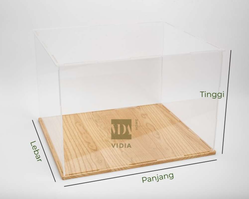 Jual CUSTOM, Acrylic Display Box 70cmx30cmx20cm di Seller Andalas Store ...