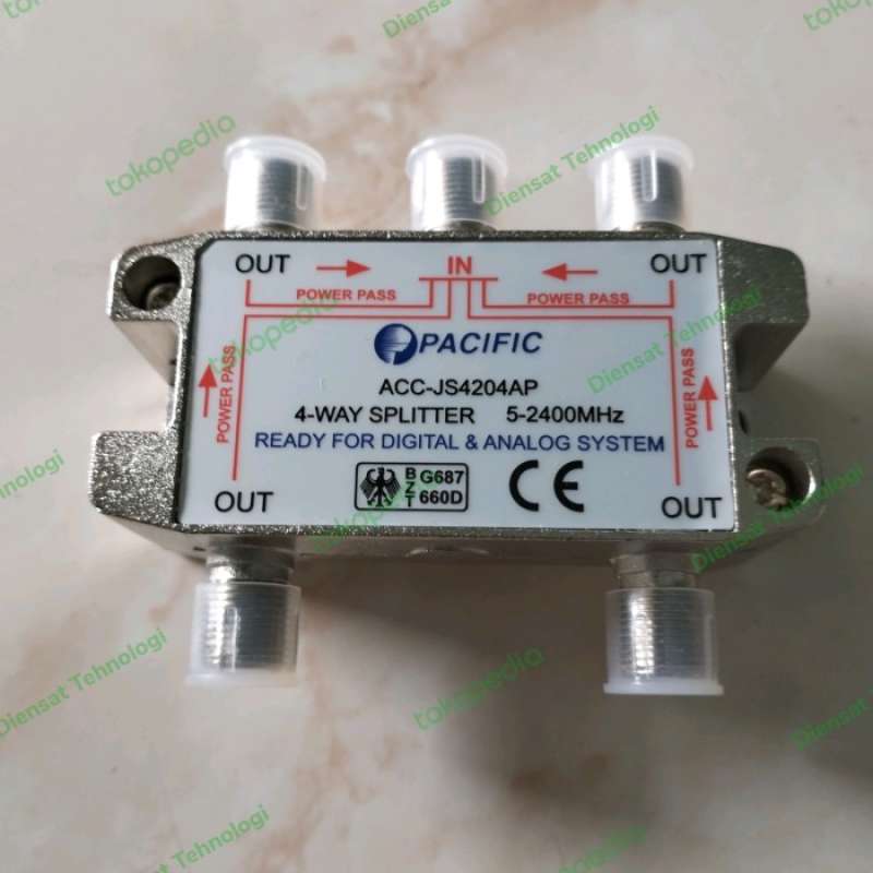 Jual Spliter 4 Way Pacific Harga Original Murah - Harga Diskon Mei 2024 ...