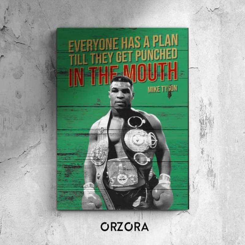 Promo Mike Tyson / Poster Mike Tyson / Hiasan Dinding / Boxing (A30246 ...
