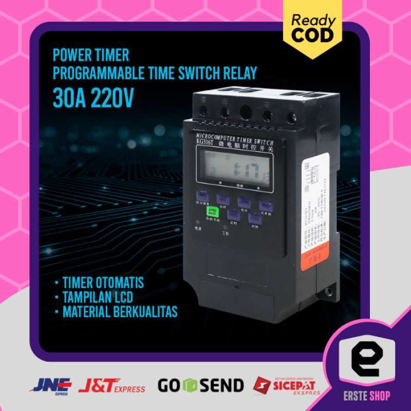Promo Promo Alat Pengaman Stop Kontak MCB Power Timer Switch Relay ...