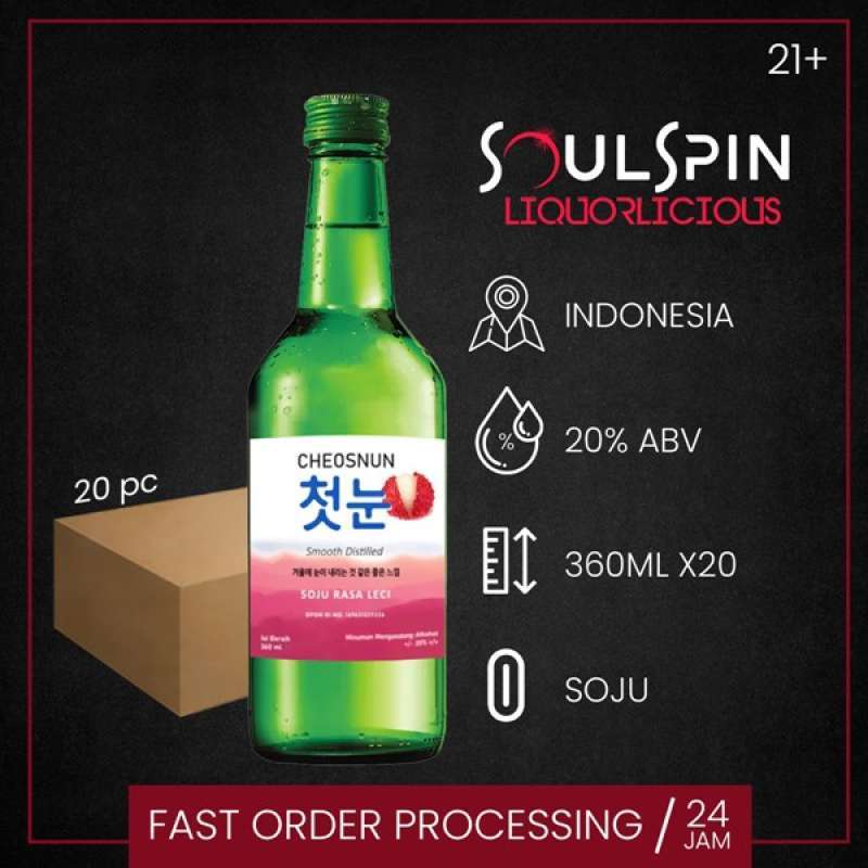 Jual Cheosnun Mixfruit Soju 360ml [ Dus Isi 20 Botol ] Di Seller Fresh ...