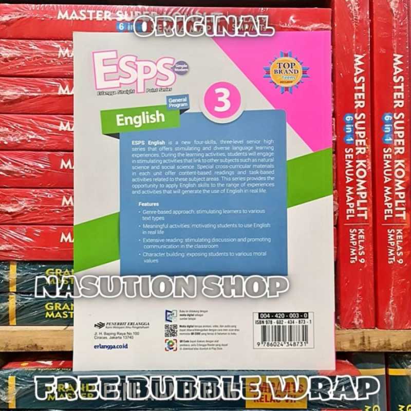 Promo Esps Bahasa Inggris Kelas 3 Sma Erlangga Diskon 23% Di Seller Emerald Store - Petojo Utara ...