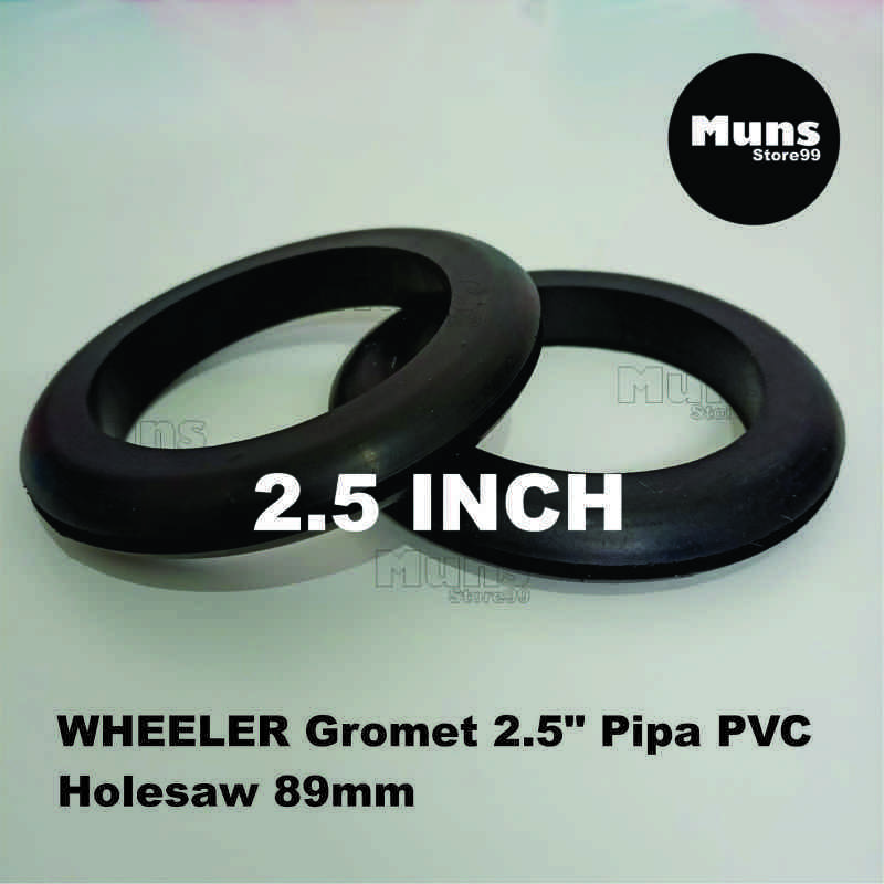Jual Karet Gromet 2½ Inch pipa PVC Rubber Grommet Uniseal Packing Dutch ...