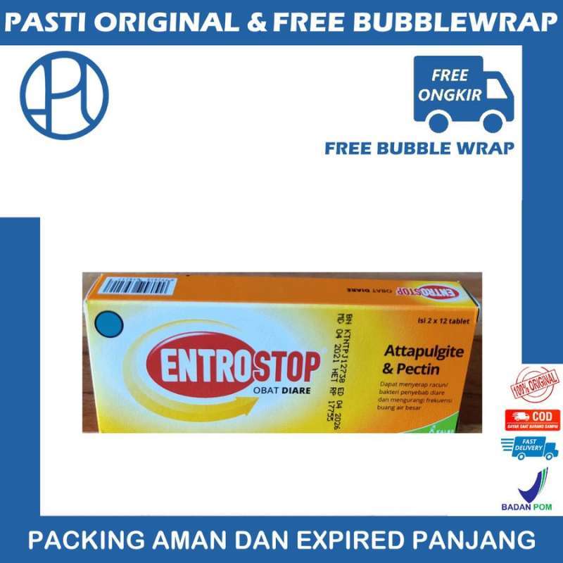Promo Entrostop Per Box Isi 2 Strip Dewasa Diare Pencernaan Diskon 1% ...