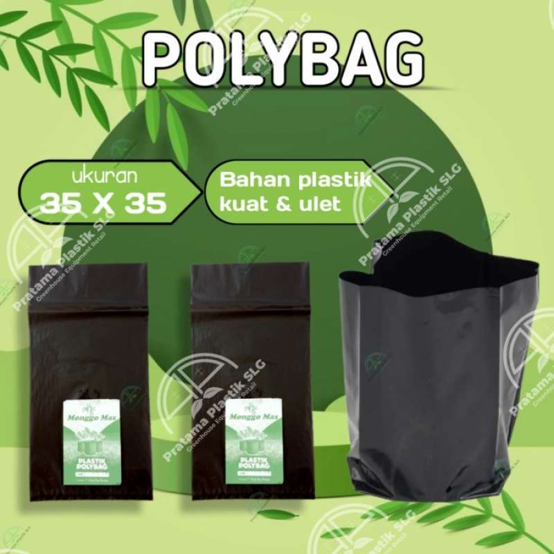 Jual Polybag Tanaman Monggo Mas 35x35cm 50 Lembar Bahan Murni bukan ...