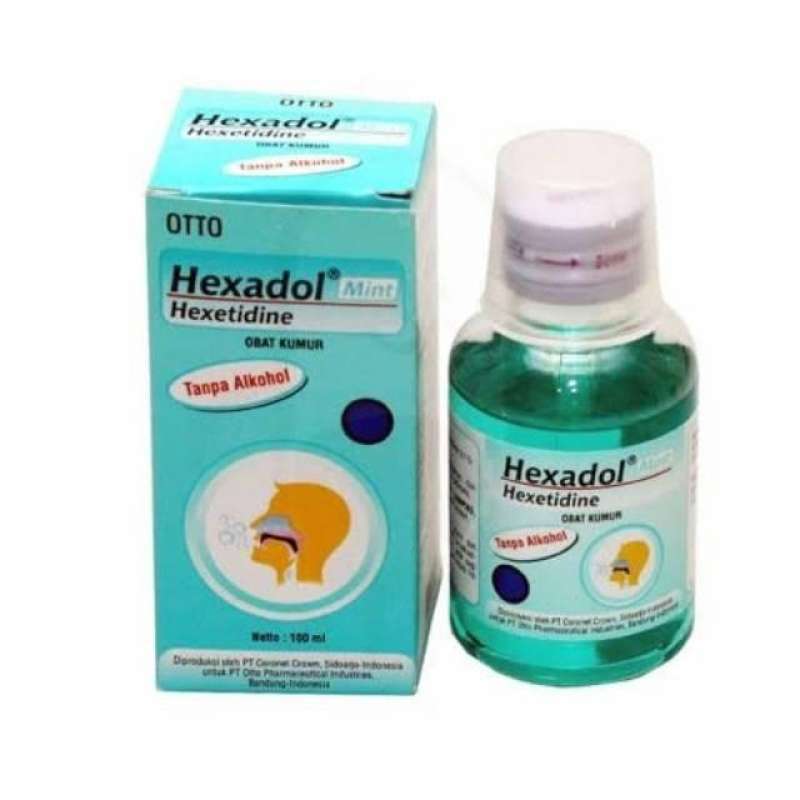 Jual Hexadol Mint Moutwash 100 Ml Di Seller Apotek Soya Denpasar ...