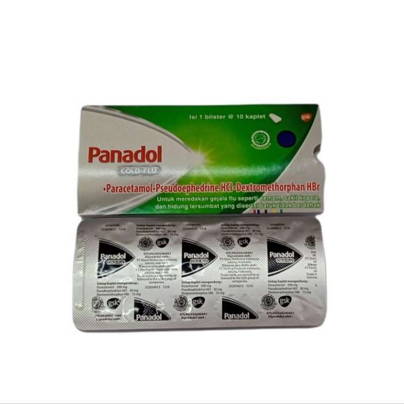 Jual Panadol Hijau Cold Flu 1strip @10 Tablet Di Seller Apotek Soya ...