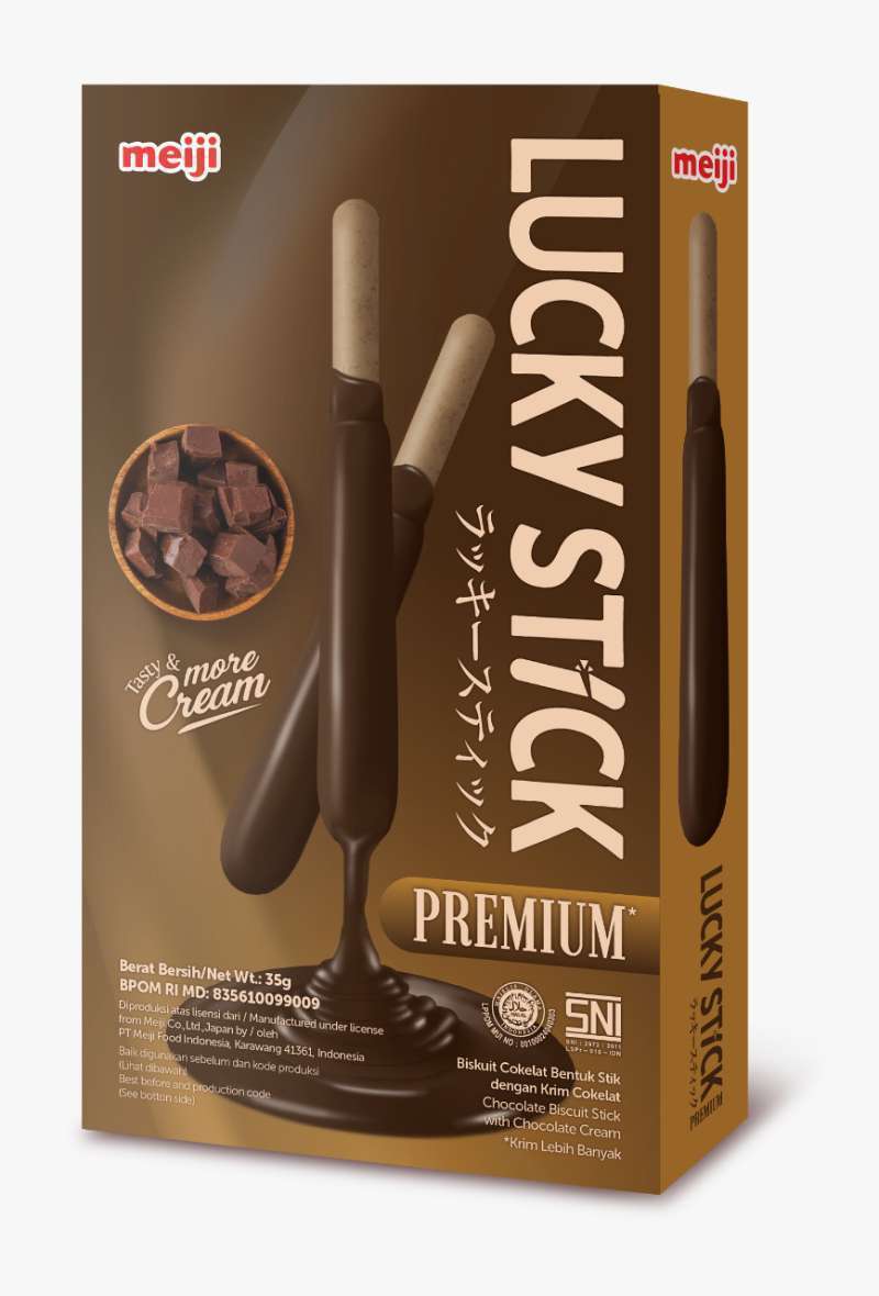 Jual WHS - Lucky Stick Meiji Premium Chocolate [35 g] di Seller Sukanda ...