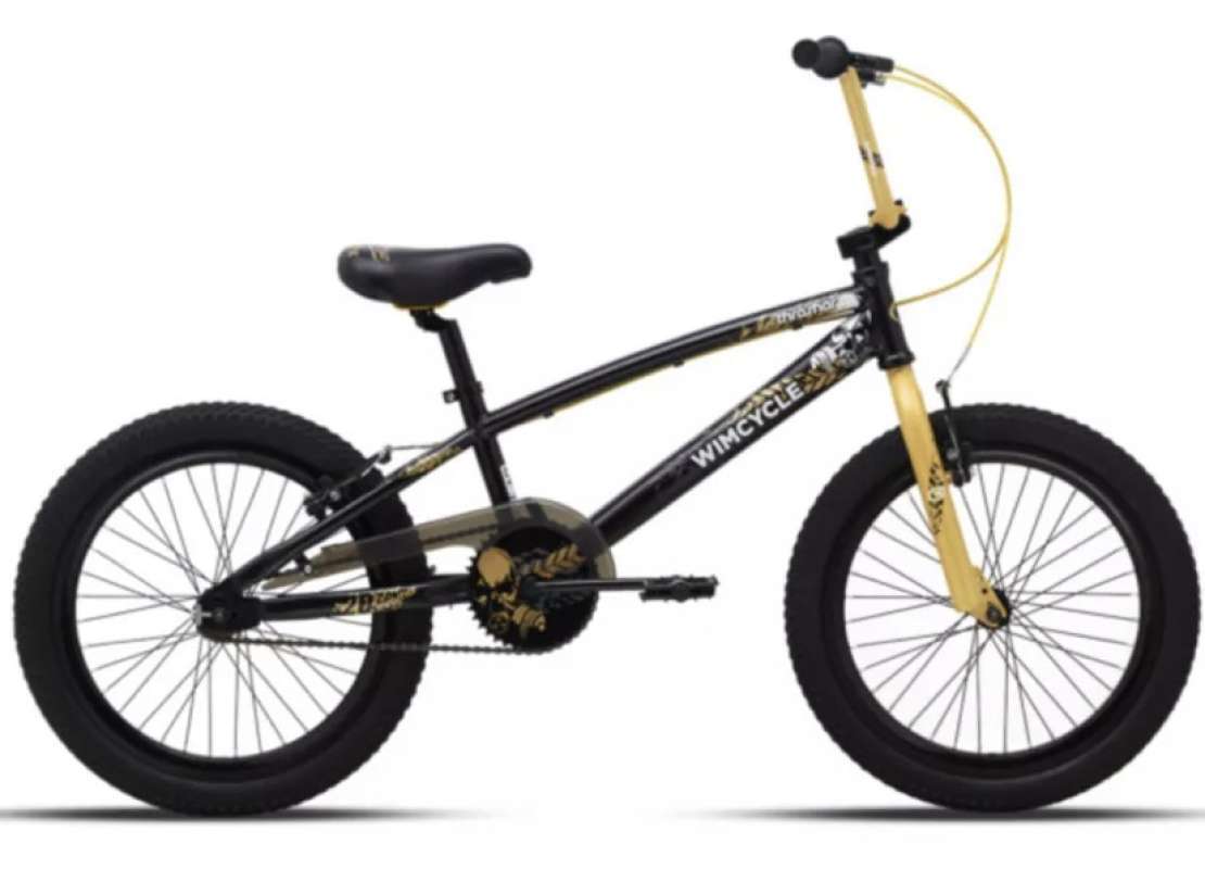 Jual SEPEDA BMX WIMCYCLE THRASHER 20 INCH BLACK di Seller Three ...