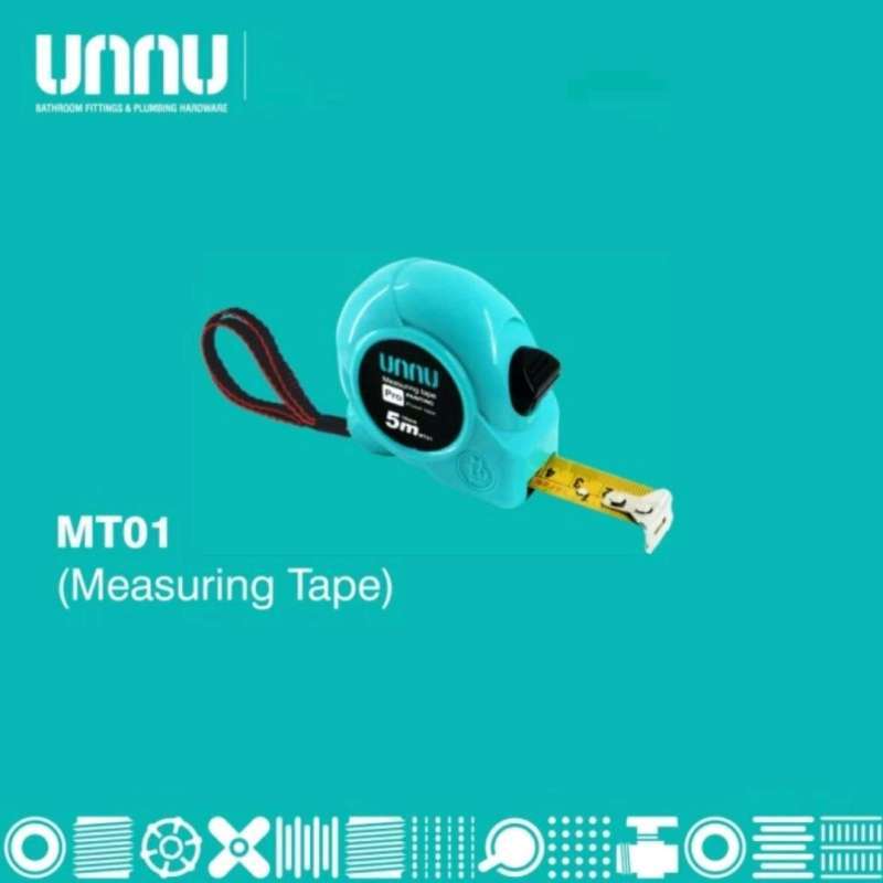 Jual Unnu Meteran Measuring Tape 5 M MT01 di Seller Toko Gede AGS ...