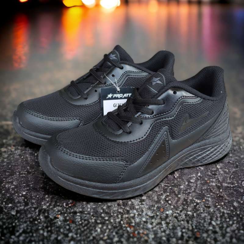 Jual PRO ATT GI 351 SEPATU ANAK SEKOLAH SEPATU HITAM SEPATU SEKOLAH HITAM POLOS di Seller ...