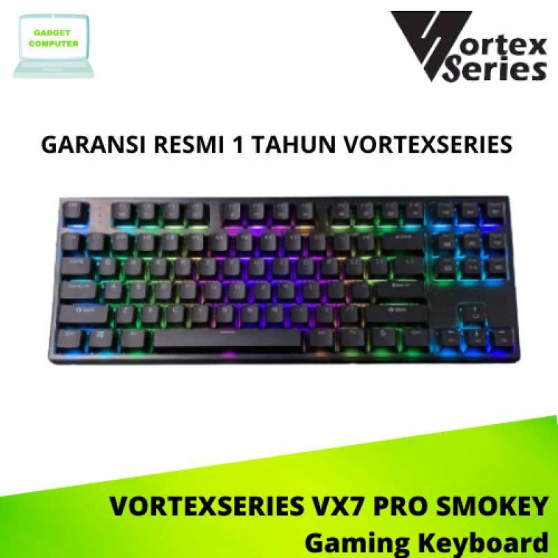 Promo vortexseries vx7 pro smokey black edition mechanical gaming keyboard Diskon 4% di Seller ...