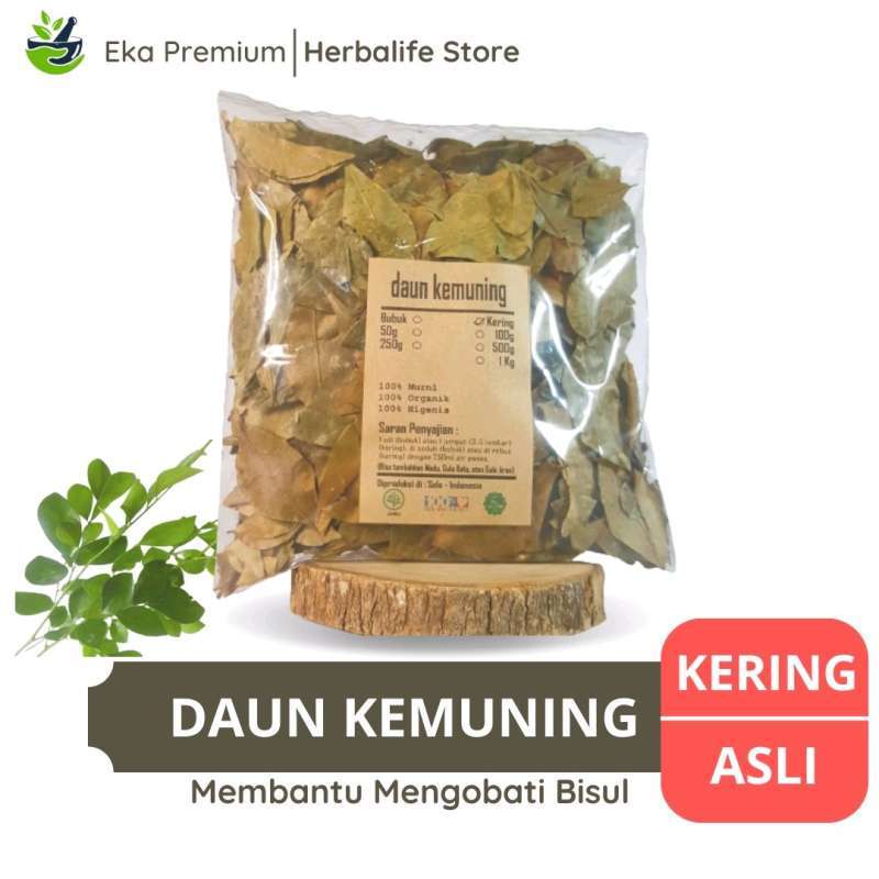 Promo DAUN KEMUNING KERING Asli Ramuan Rempah Herbal Murni Jamu Minuman ...
