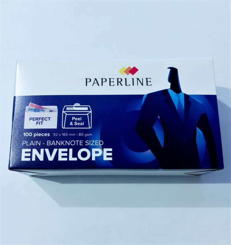 Promo Amplop Putih Polos 92mm X 165mm Pas Uang Paperline Banknote ...