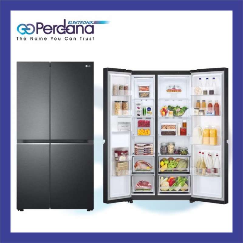 Promo Lg Kulkas Side By Side 655 Liter Smart Inverter Gcb257Sgvl Diskon 23% di Seller Ruang ...