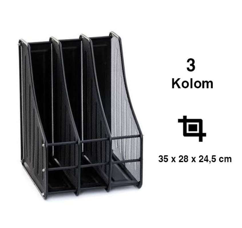 Promo BOX FILE BESI / MAGAZINE TRAY / BOX FILE / MAGAZINE TRAY 3 KOLOM ...