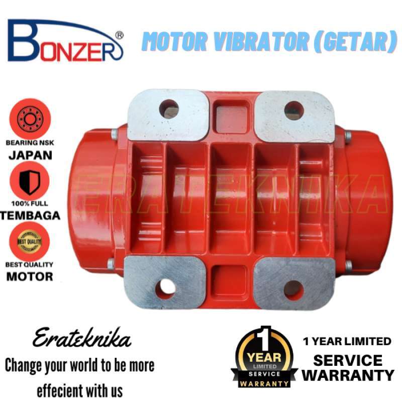Promo Bonzer Rotary Vibrator Bmv 500/3 3000rpm 0.5kw 3 Phase 2 Pole ...