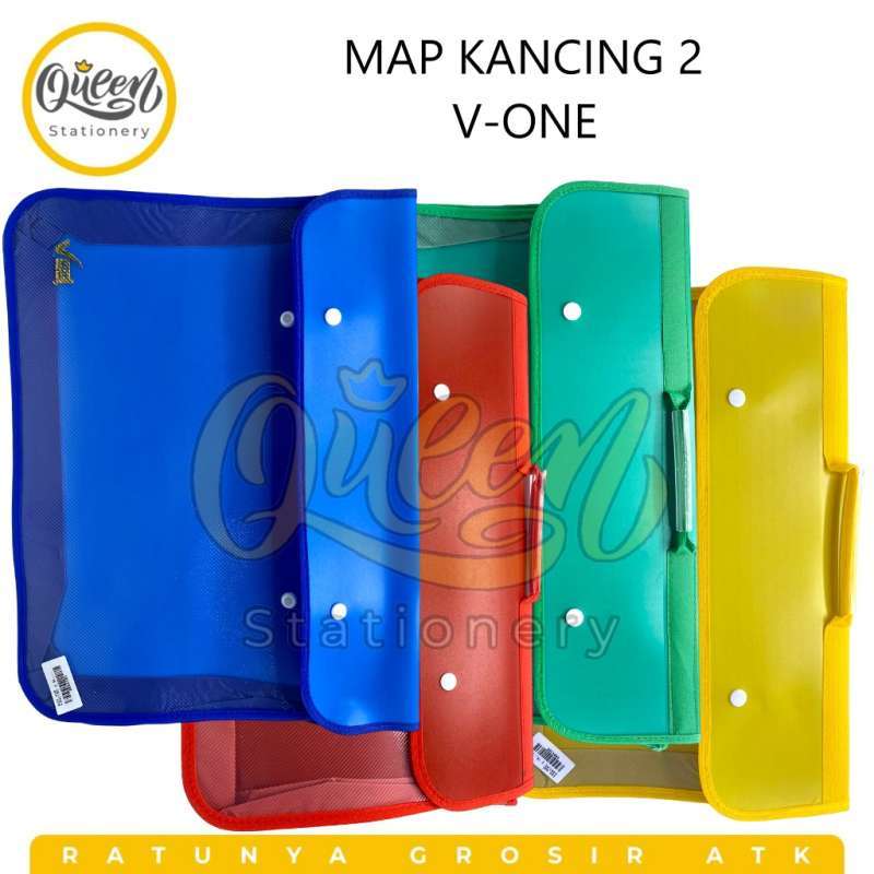 Jual 1 PCS MAP KANCING 2 V-ONE TEMPAT FOLDER FILE TAS DOKUMEN di Seller ...