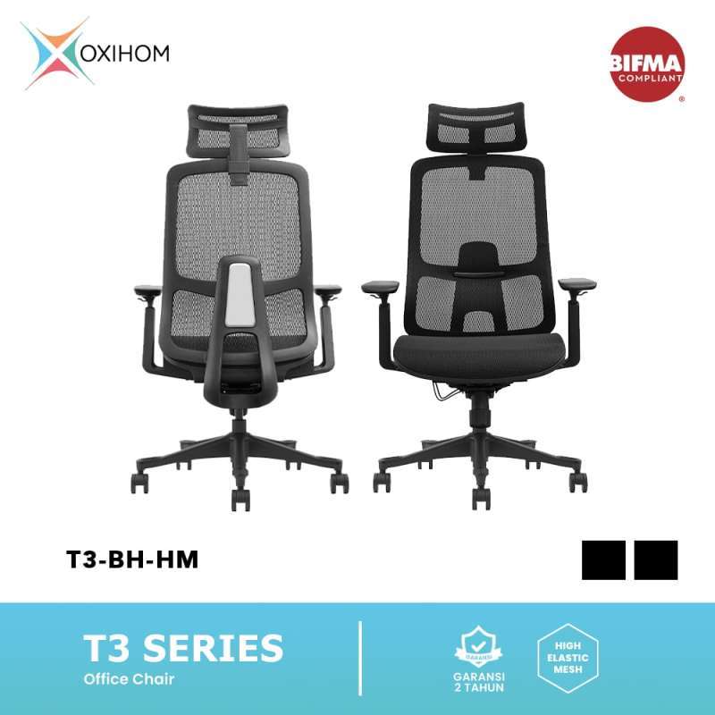 Promo Oxihom FT3 Full Mesh Foot Rest Kursi Kantor Gaming Belajar ...