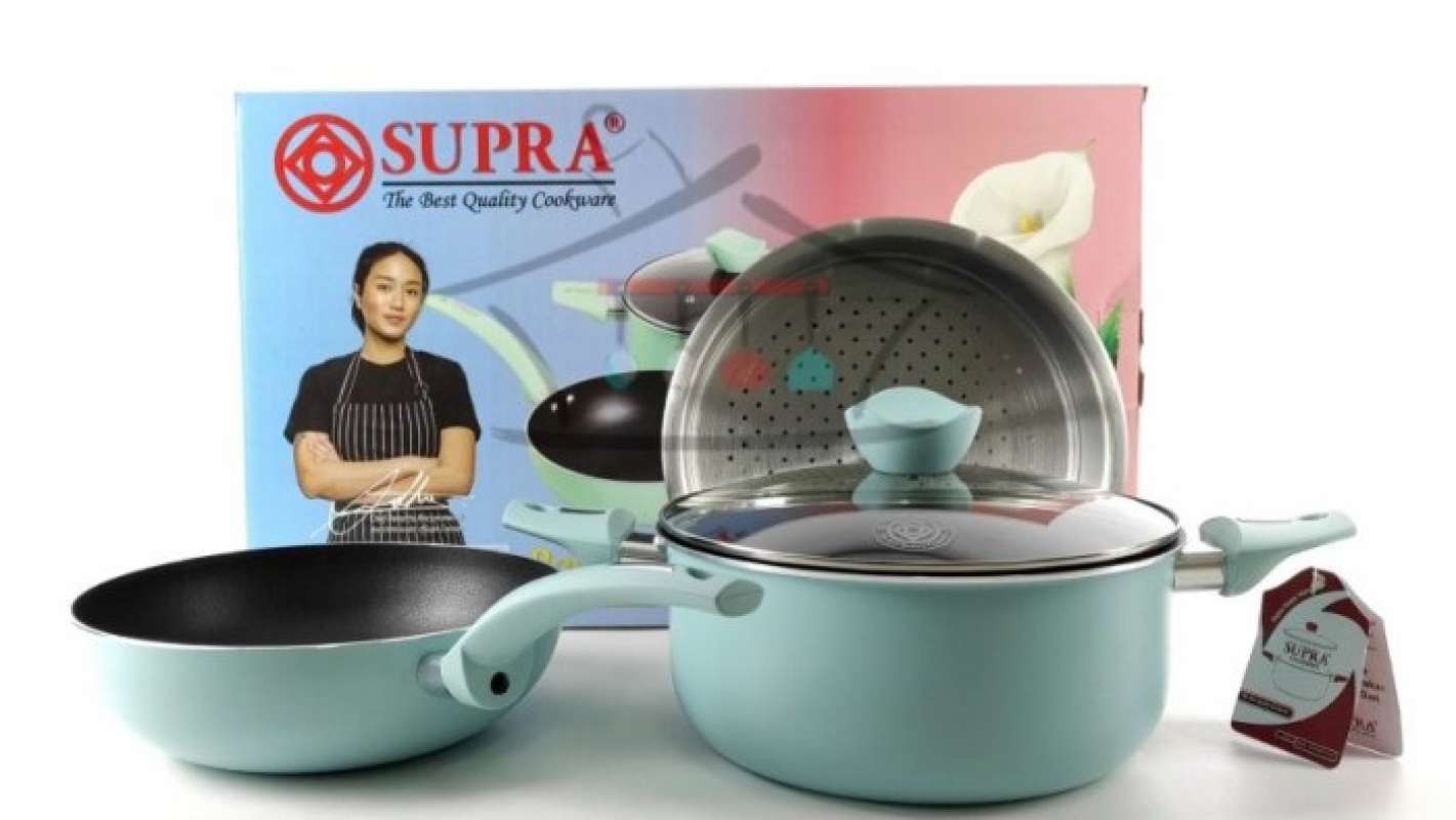 Promo Panci Set 4 Pcs Supra Chef Renata Moeloek I Cookware 4 Piece ...