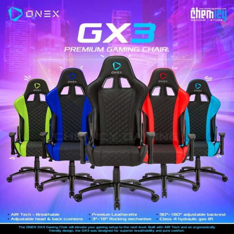 Jual OneX GX3 Quality Gaming Chair / Kursi Gaming di Seller Cora Store ...