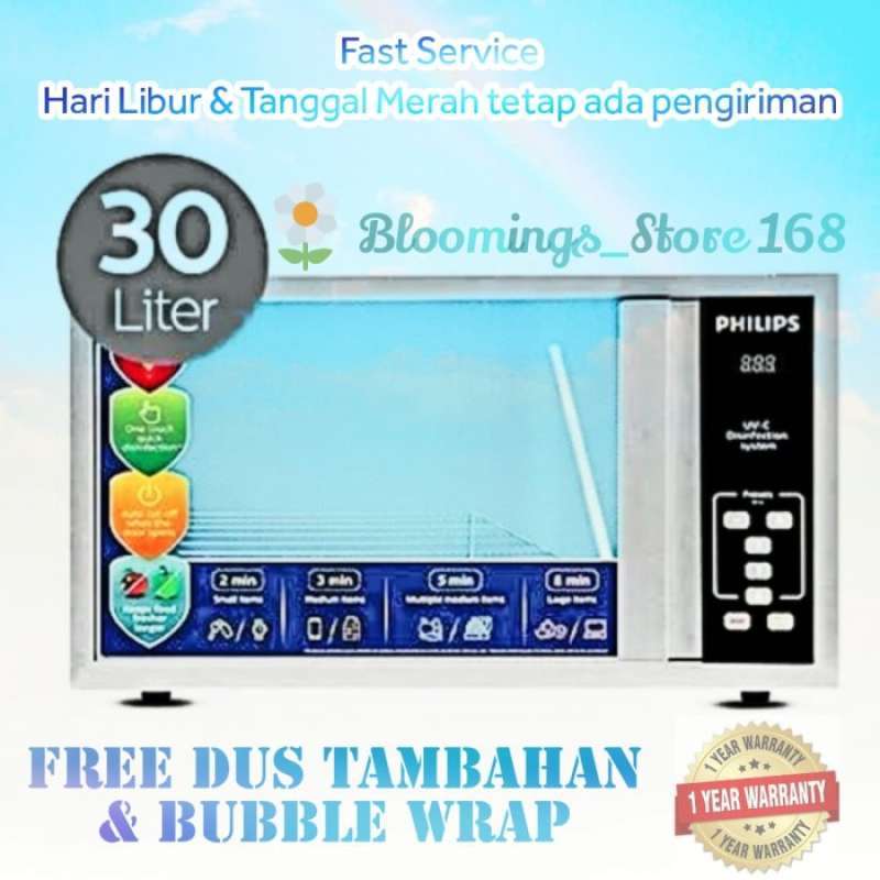 Promo Philips UVC Disinfection Box 30L / Box UV Sterilisasi Virus & Bakteri - Multicolor Diskon ...