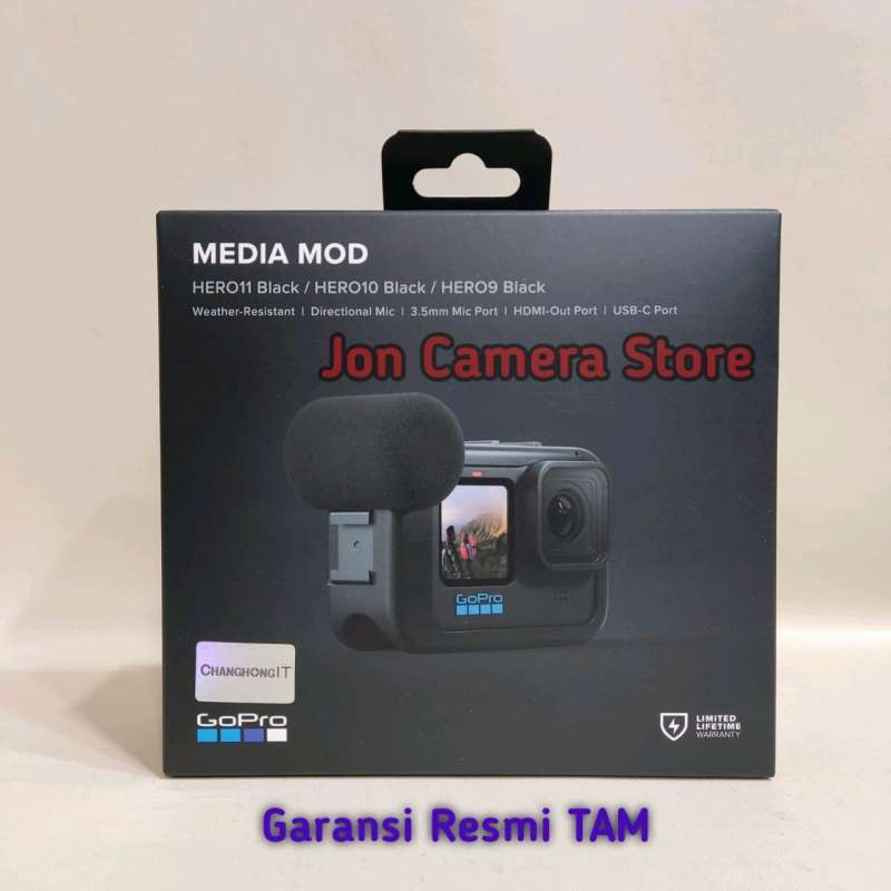 Jual GOPRO MEDIA MOD For HERO 12 BLACK, HERO 11, HERO 10 , HERO 9 (HERO12, HERO11, HERO10, HERO9 ...