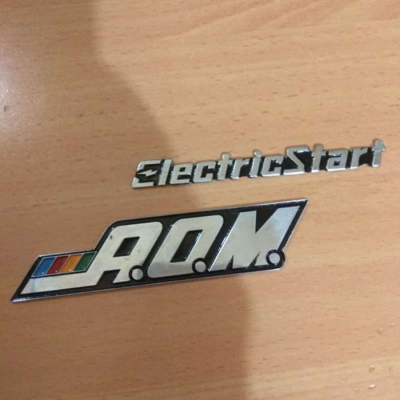 Promo Vespa Emblem Badge Aom electrica Spartan PX 200 Metal Diskon 23% ...