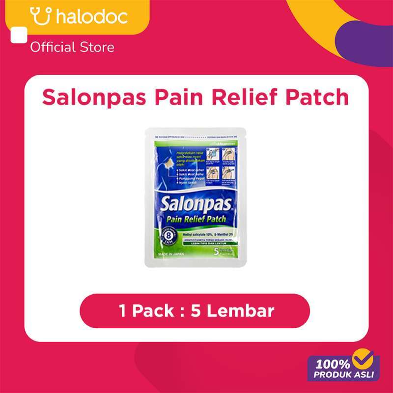 Jual Salonpas Pain Relief Patch 5 Lembar Di Seller Halodoc Official ...