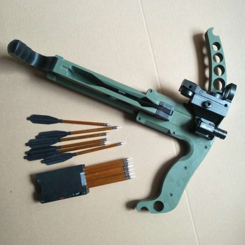 Promo Legolini repeating slingbow panah busur crossbow katapel ...