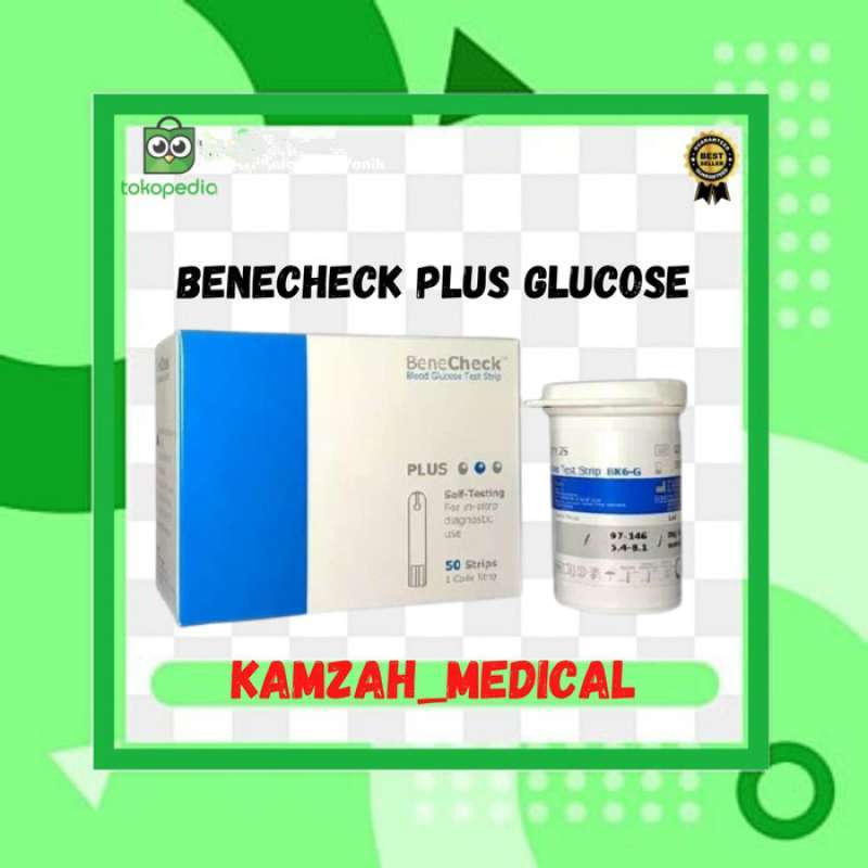 Promo BeneCheck PLUS Strip Gula Darah / Benecheck Plus Glucose (Glukosa ...