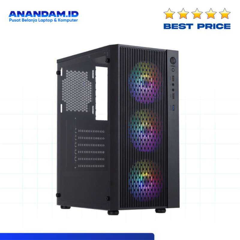 Jual Casing Power Up Raptor Sentinel - Atx Gaming Case Include 3 Fan ...