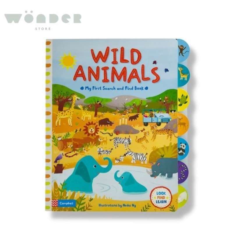 Promo Buku Import My First Search And Find: Wild Animals Diskon 23% Di ...
