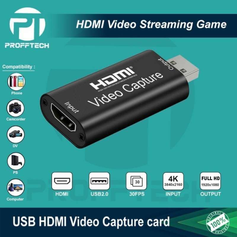 Promo Hdmi Video Capture 2.0 Proftech Diskon 23% di Seller Tunnel store ...