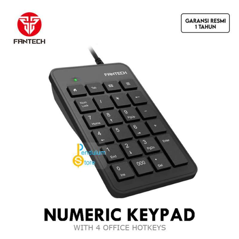 Promo Fantech Numeric Keyboard Office K801 / Ftk801 Membrane 23 Keys ...