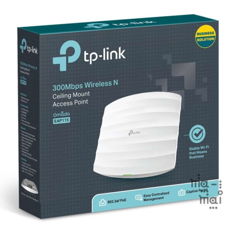 Promo Ceiling Mount AP EAP115 300Mbps Wireless N Ceiling Diskon 23% di ...
