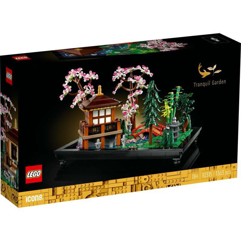Jual Lego Icons 10315 Tranquil Garden Building Kit For Adults (1,363 ...