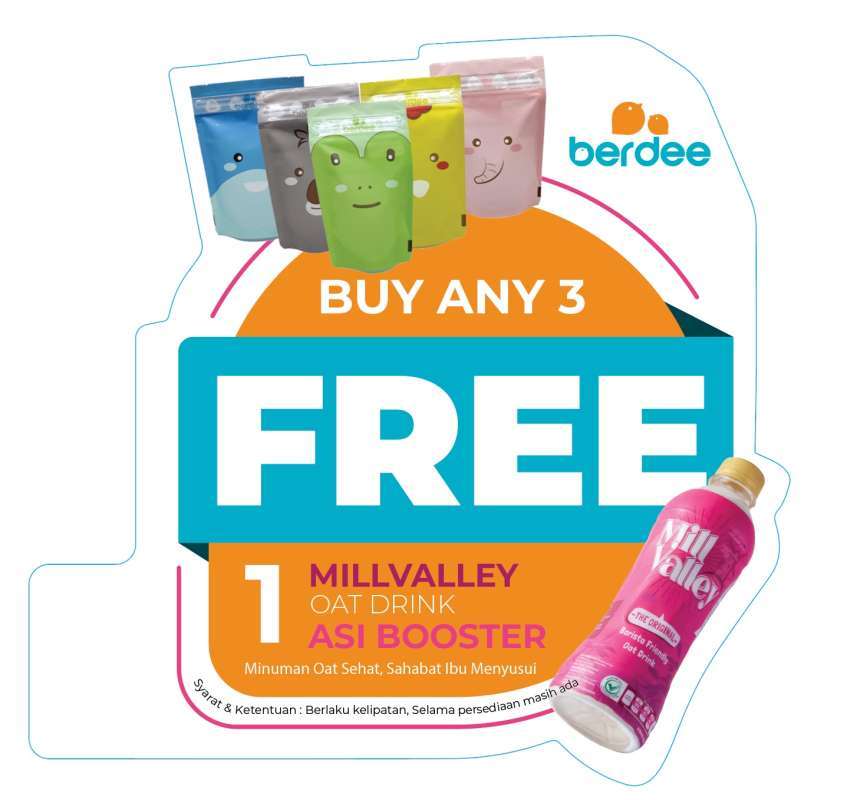 Promo Kantong Asi Berdee Kantong Asi Dengan Thermal Sensor 100ml 150ml ...