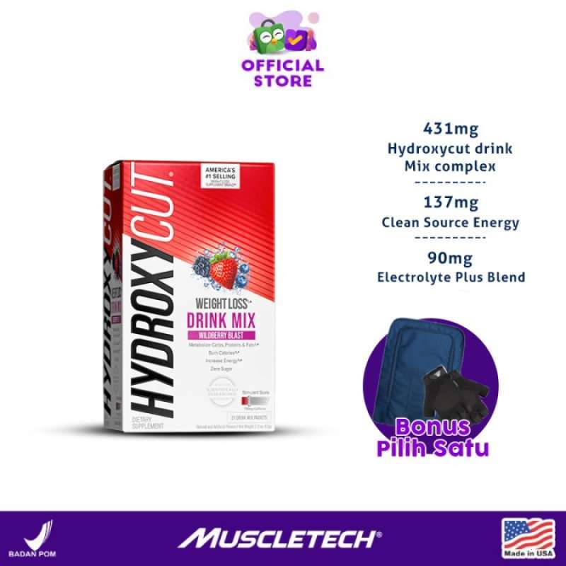 Promo Muscletech Hydroxycut Drink 21 Sachet Diskon 23% di Seller Tunica ...