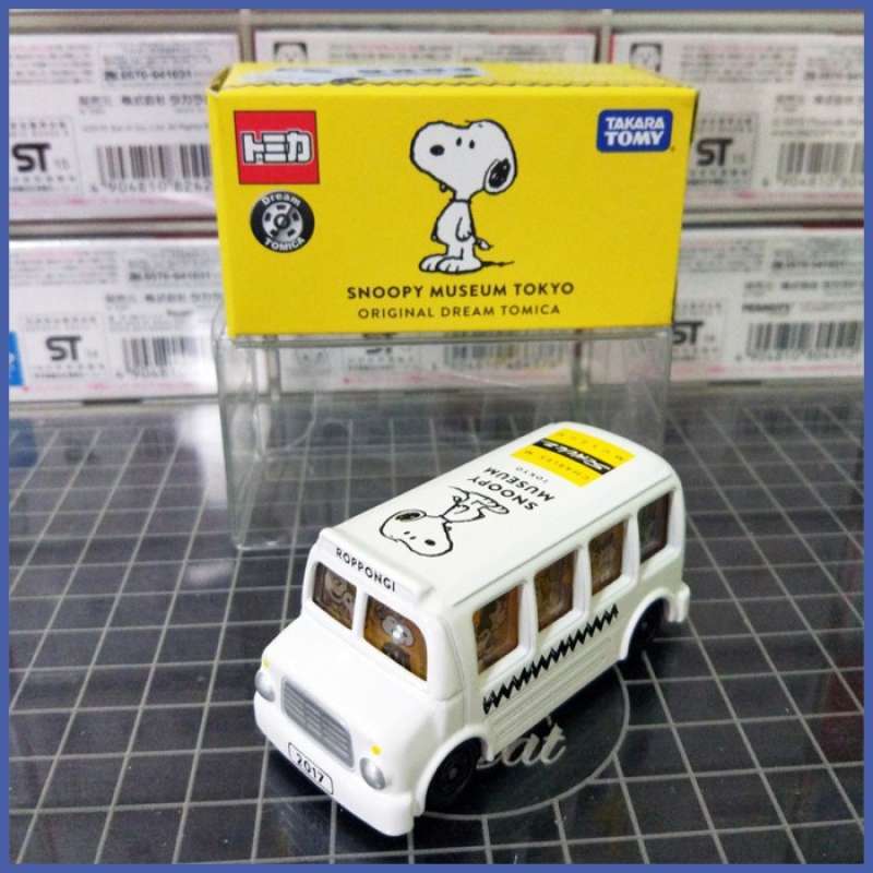 Promo Tomica Takara Tomy Dream Snoopy Bus Original Museum Tokyo Japan ...
